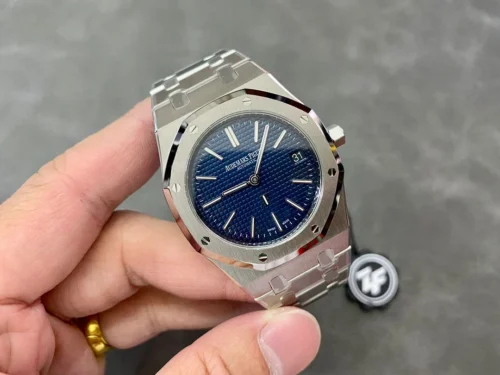 Audemars Piguet Royal Oak 16202 Blue Textured Dial Super Clone ...