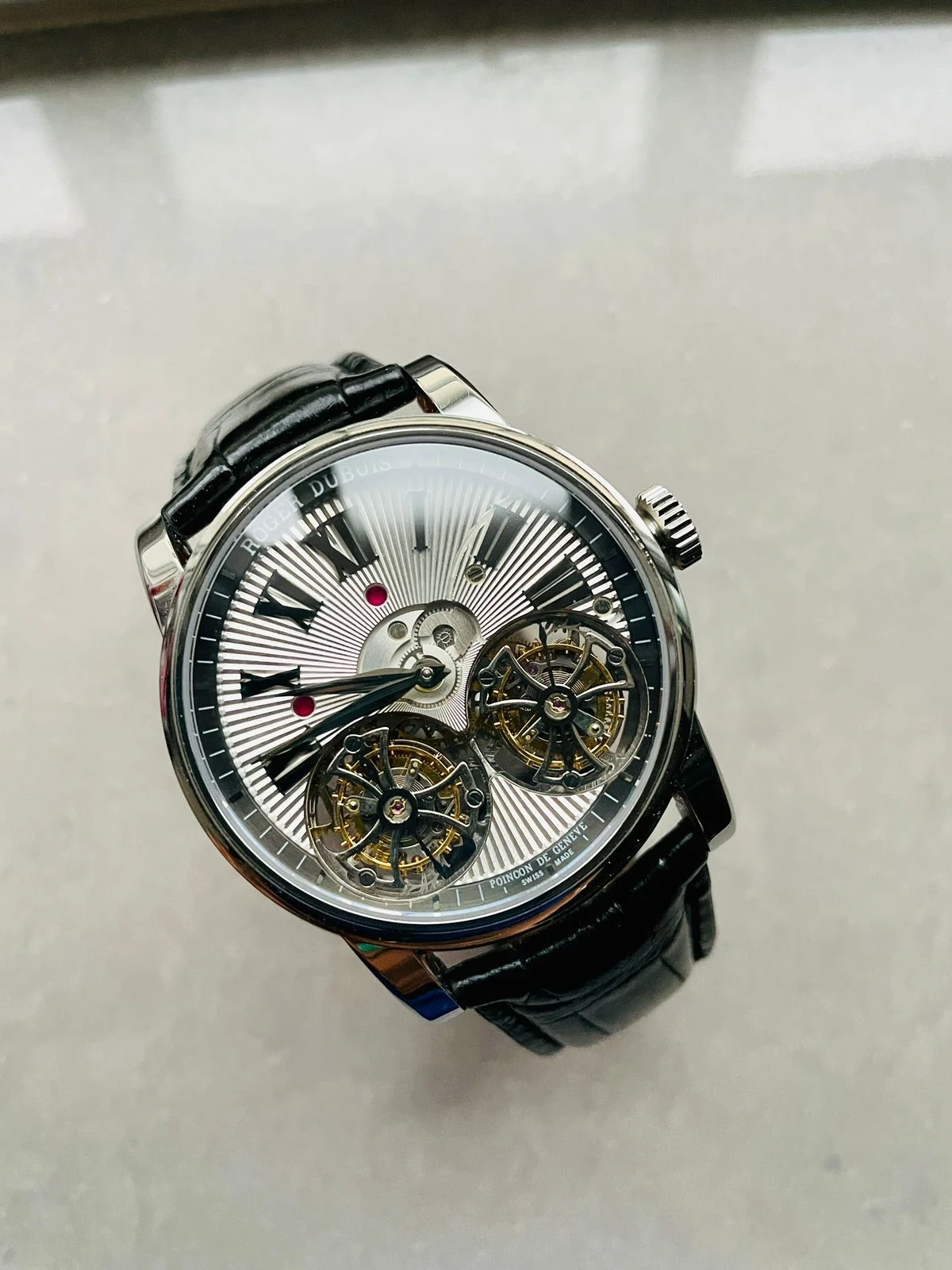 Double Flying Tourbillon Dual Tourbillion RDDBHO0562 BBRF SS Silver ...